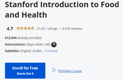 13 Best Free CE Online Food and Nutrition Courses - College Cliffs