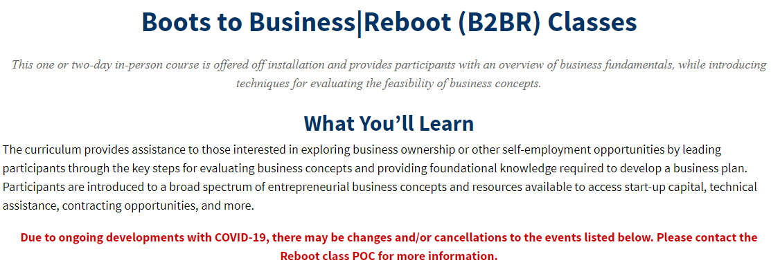 15 Free Small Business Classes for Business Owners - College Cliffs